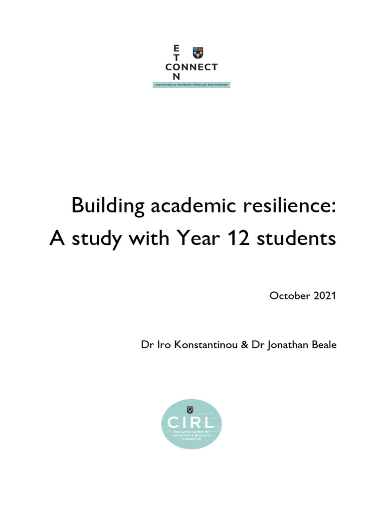 Academic Resilience Report | PDF | Errors And Residuals | Coefficient ...