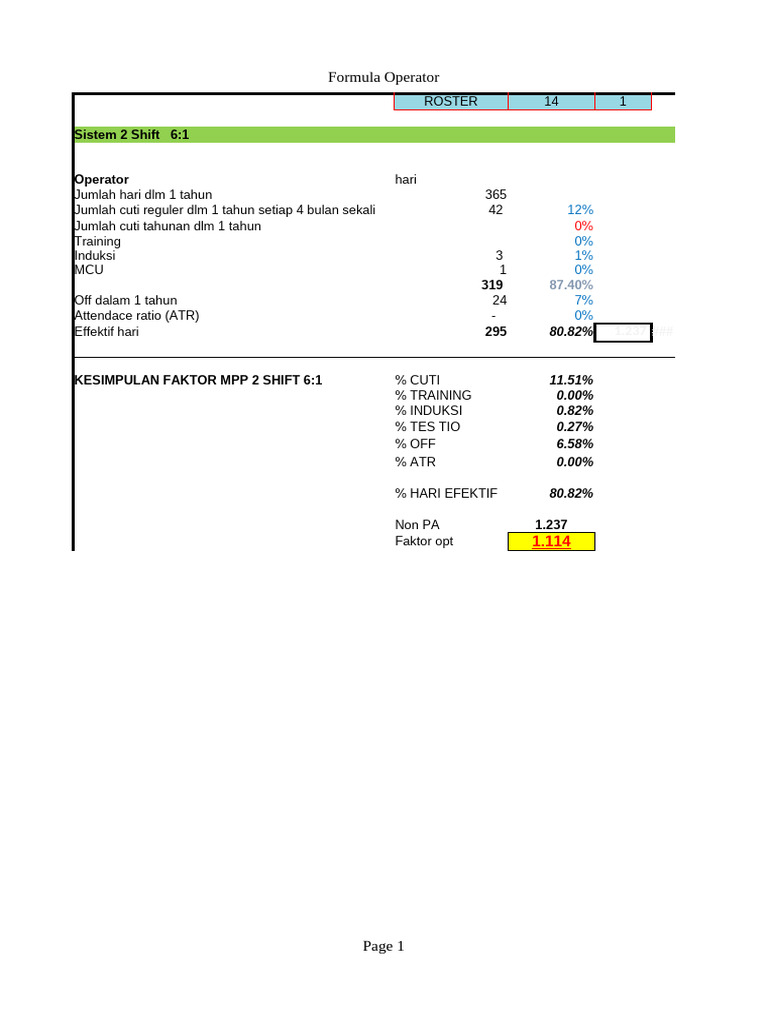 Perhitungan MPP_Opt Drv | PDF
