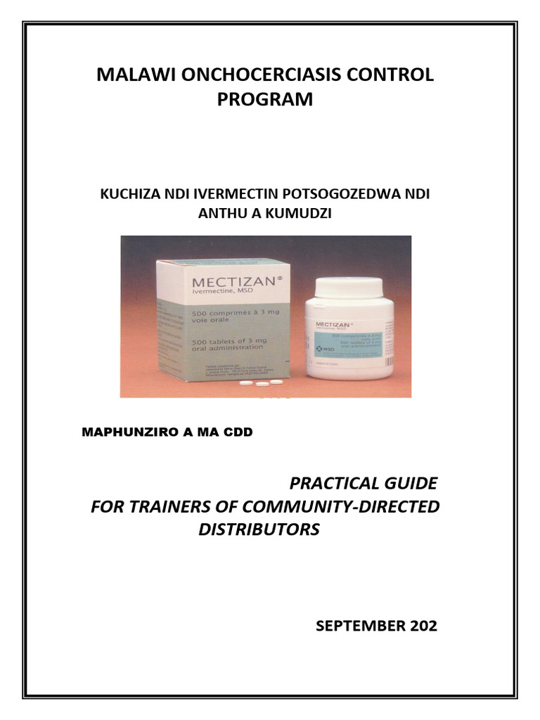 Chichewa Summarised Training Manual For CDDs | PDF