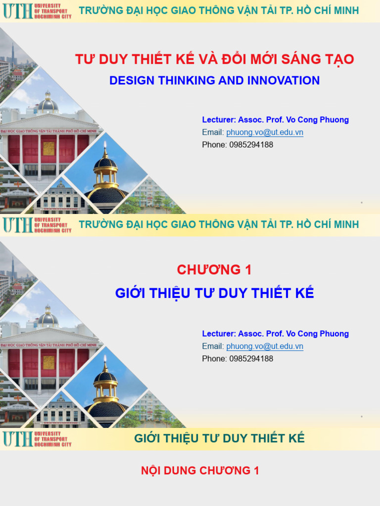 Chuong 1 - Gioi Thieu Ve Tu Duy Thiet Ke | PDF