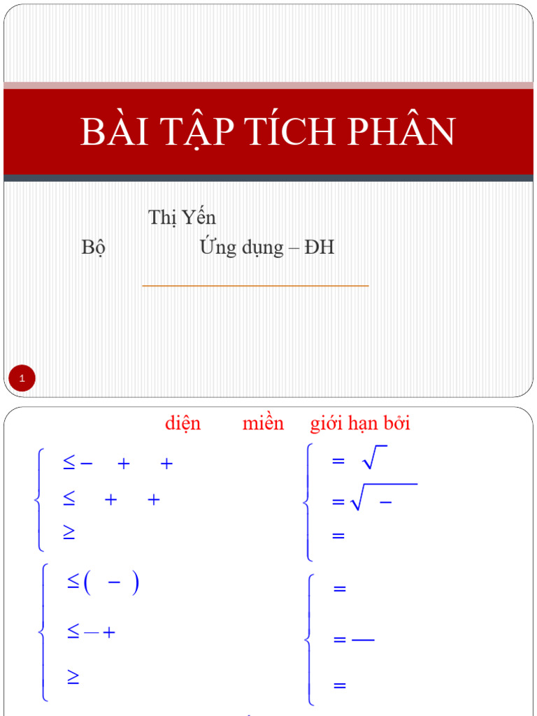 TÍCH PHÂN | PDF