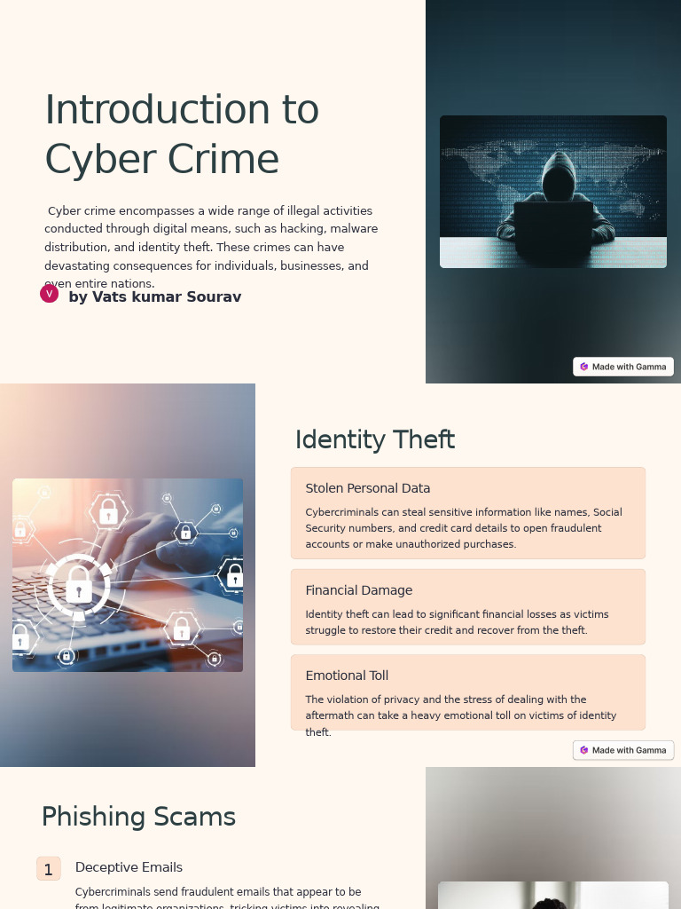 Introduction To Cyber Crime | PDF | Cybercrime | Malware
