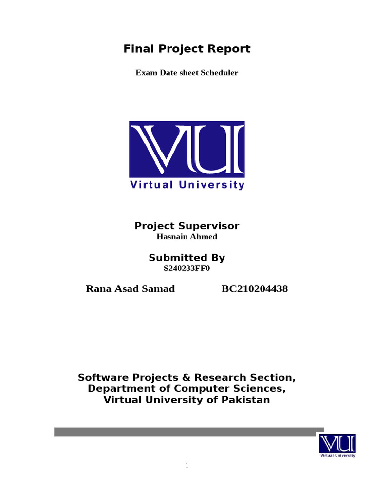 Final project report | PDF | Software Development Process | World Wide Web