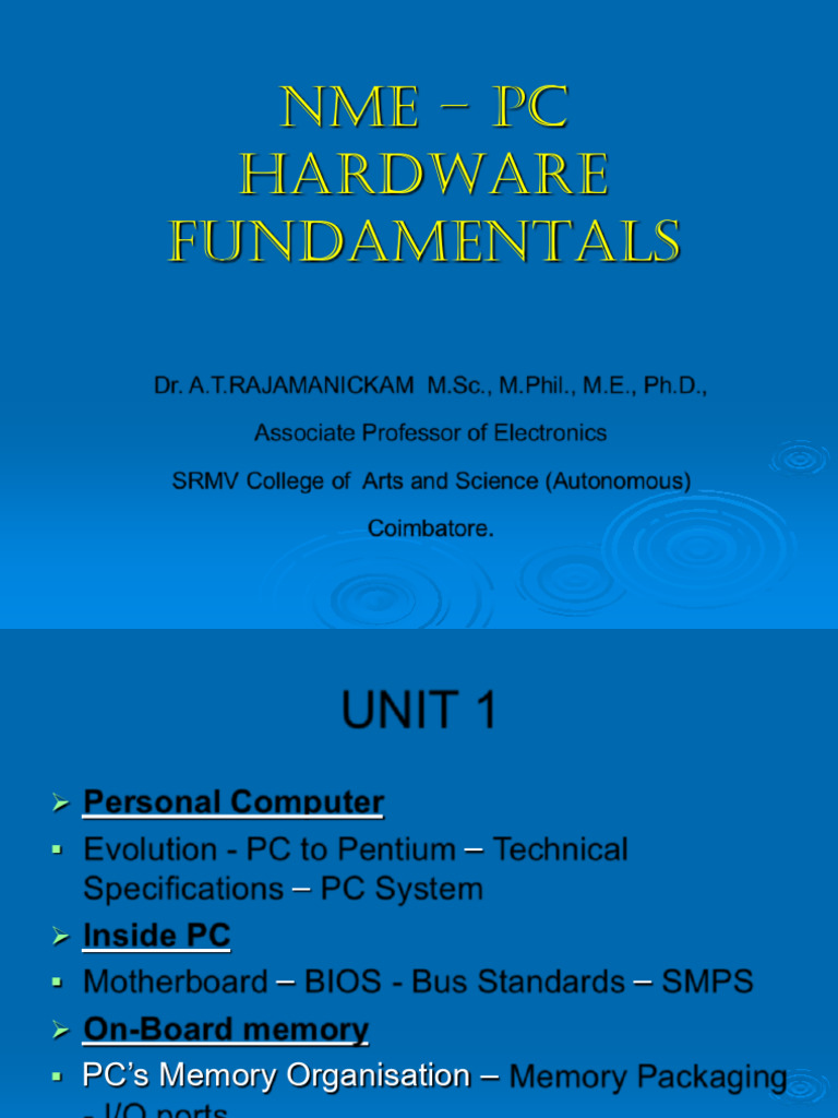 PC hardware | PDF | Dynamic Random Access Memory | Random Access Memory PC hardware | PDF | Dynamic Random Access Memory | Random Access Memory