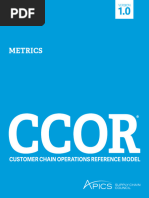 CCOR Quick Reference | PDF | Supply Chain | Supply Chain Management
