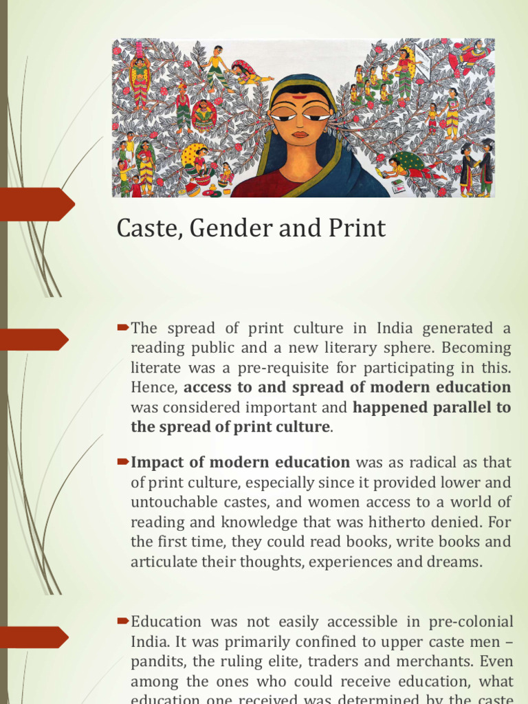 Gender, Caste and Print - Compressed | PDF | Caste | Dalit