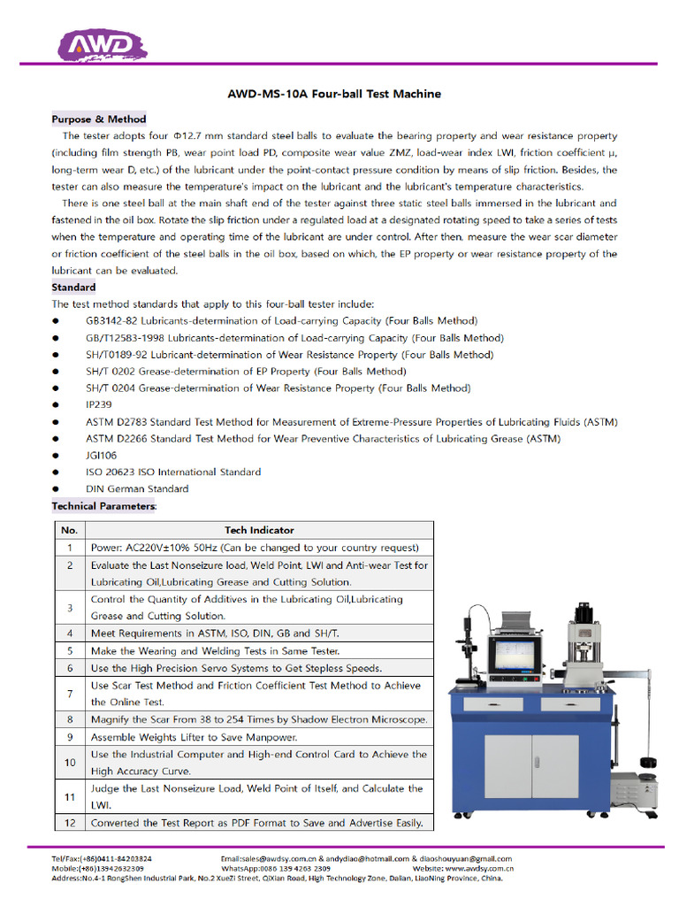AWD MS 10A Introduction | PDF