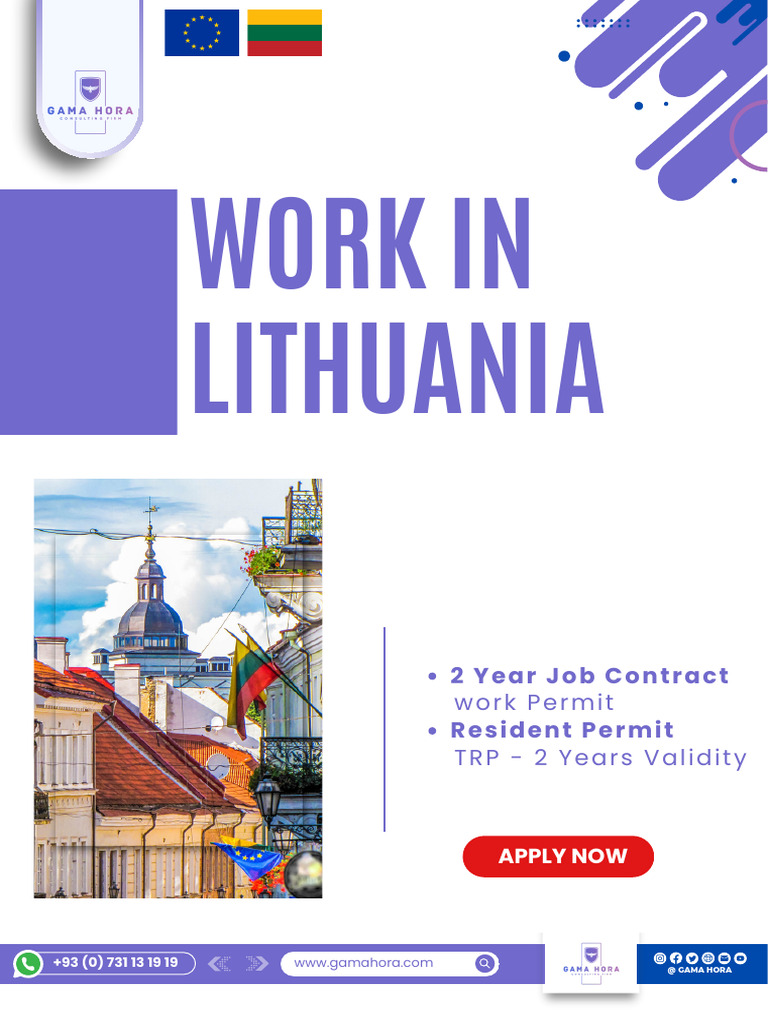 Work in Lithuania | PDF | Cost Of Living | Identity Document