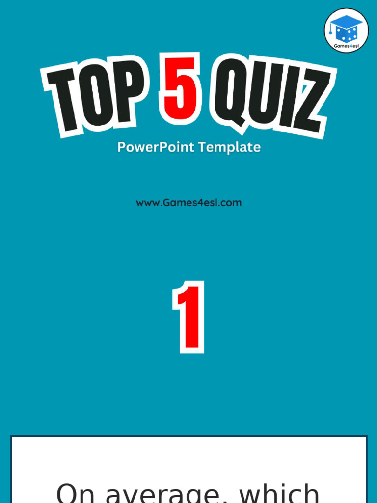 Top 5 General Knowledge Quiz Questions | PDF