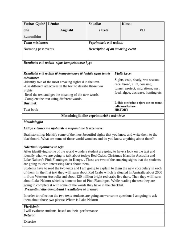 33-Narrating Past Events | PDF