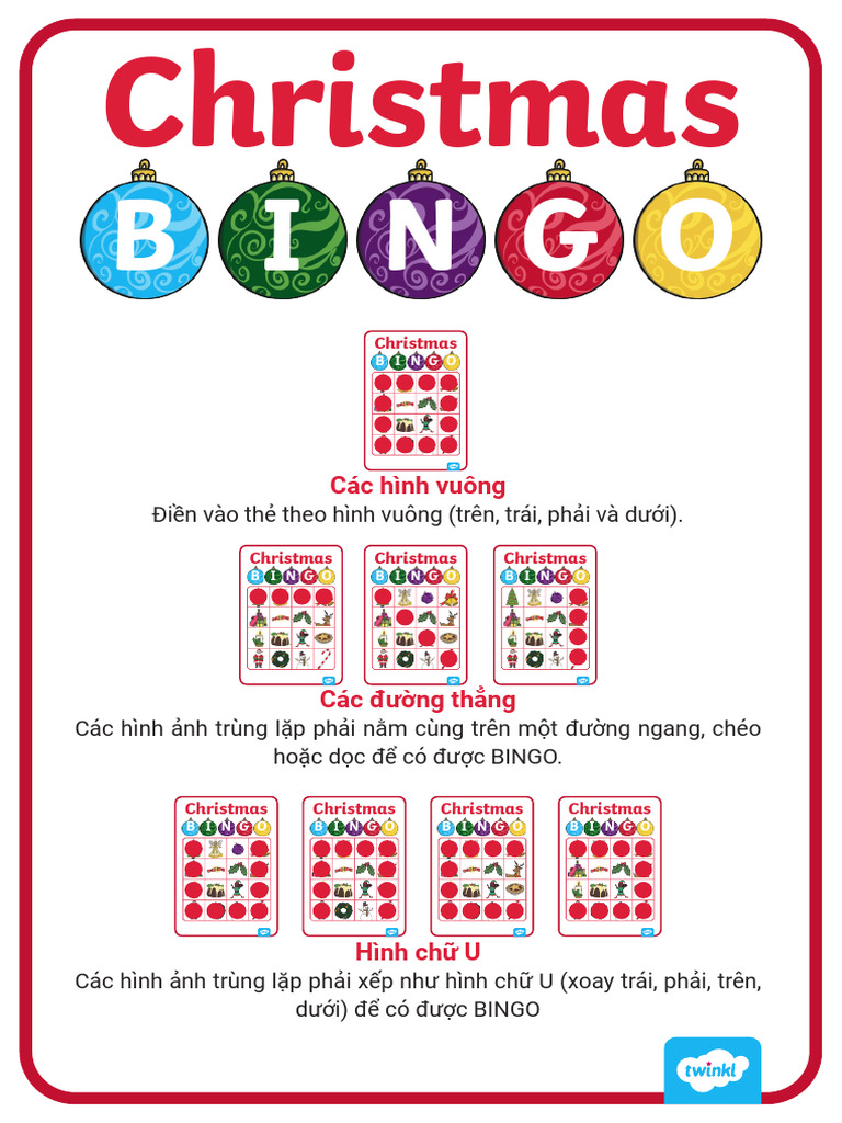 Ey Ey 1638356725 Christmas Bingo Game Board Game Ver 1 | PDF