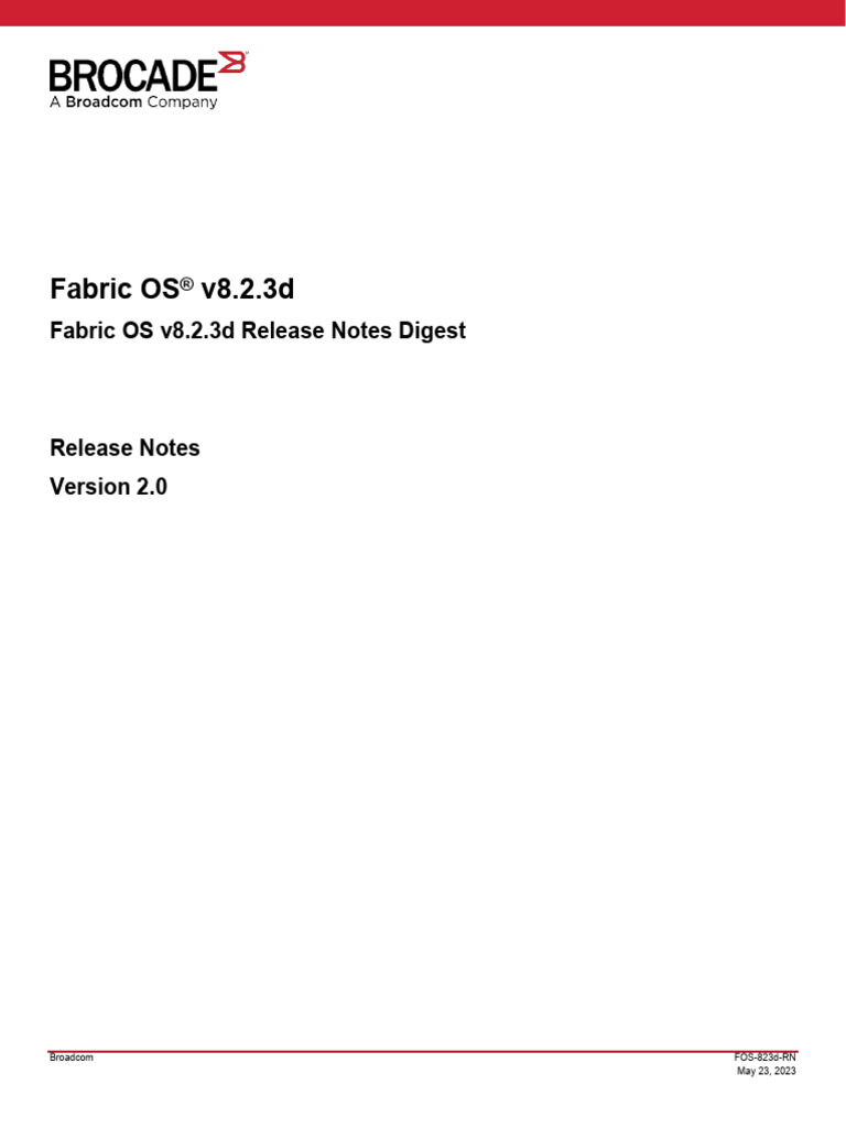 v8.2.3d Releasenotes Digest Edition v2.0 | PDF | Denial Of Service ...