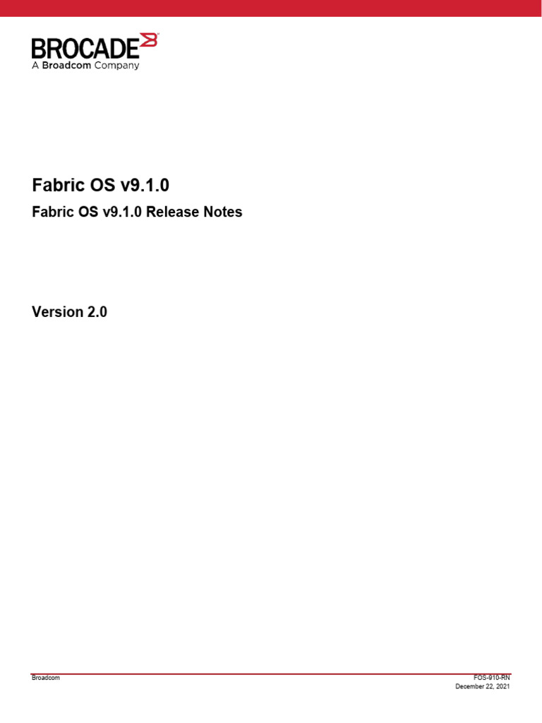 v9.1.0 Releasenotes v2.0 | PDF | Computer Science | Computer Engineering