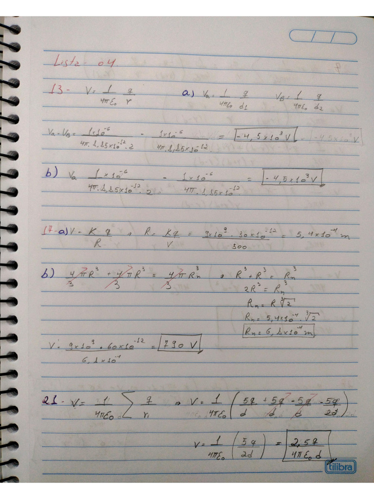 lista 04 eletricidade e magnetismo | PDF