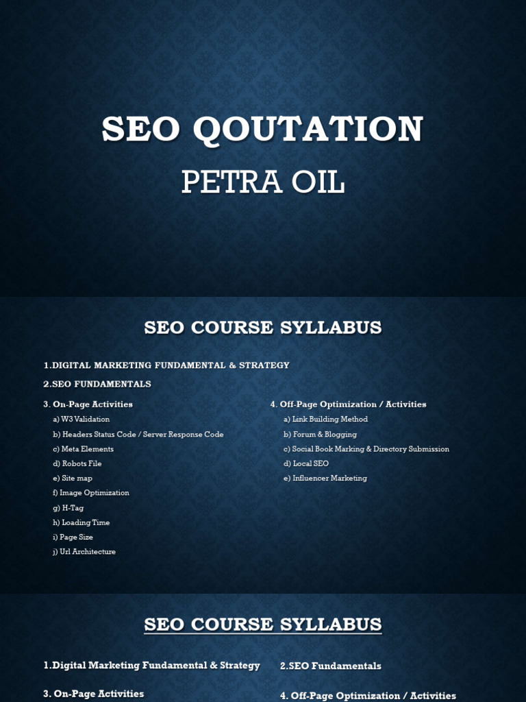 SEO - Quotations | PDF