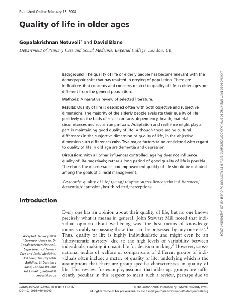 ldn003 | PDF | Quality Of Life | Dementia