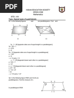 Selina Concise Mathematics Class 9 ICSE Solutions Rectilinear Figures | PDF | Rectangle | Geometry