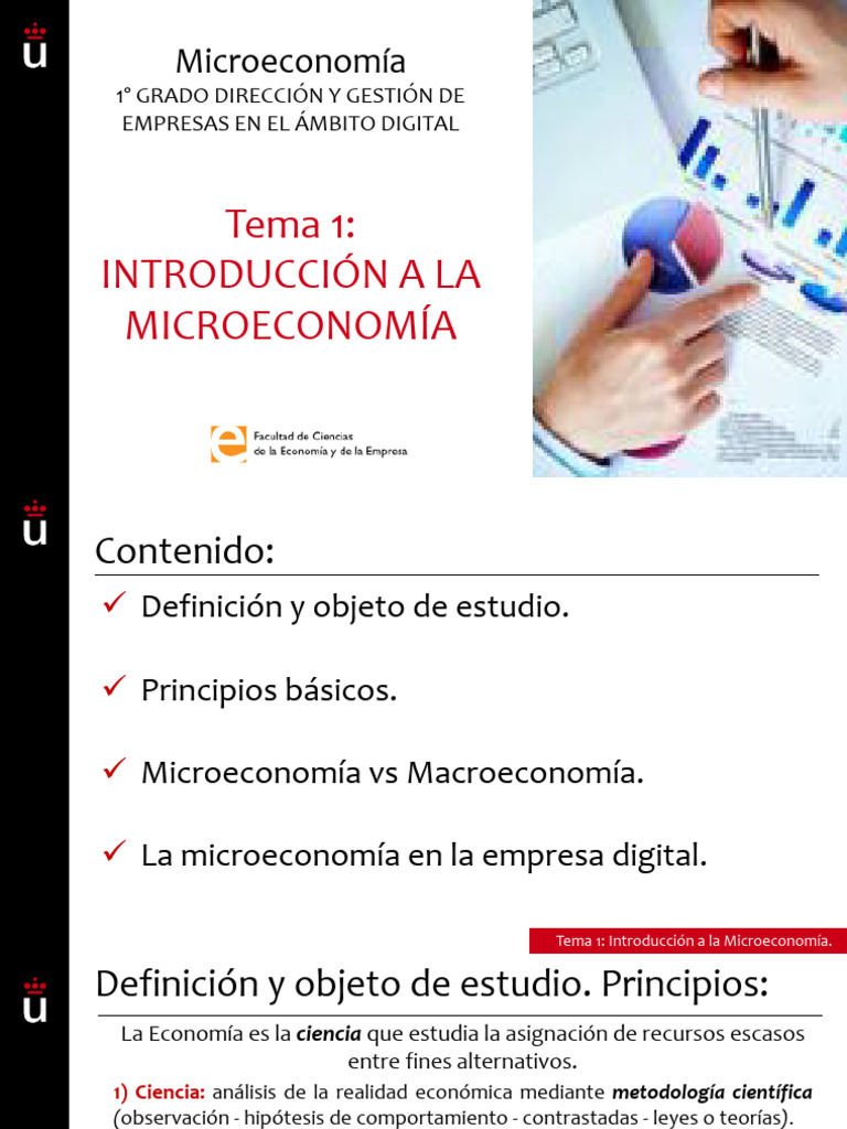 Tema 1 Microeconomía | PDF | Microeconomía | Ciencias económicas