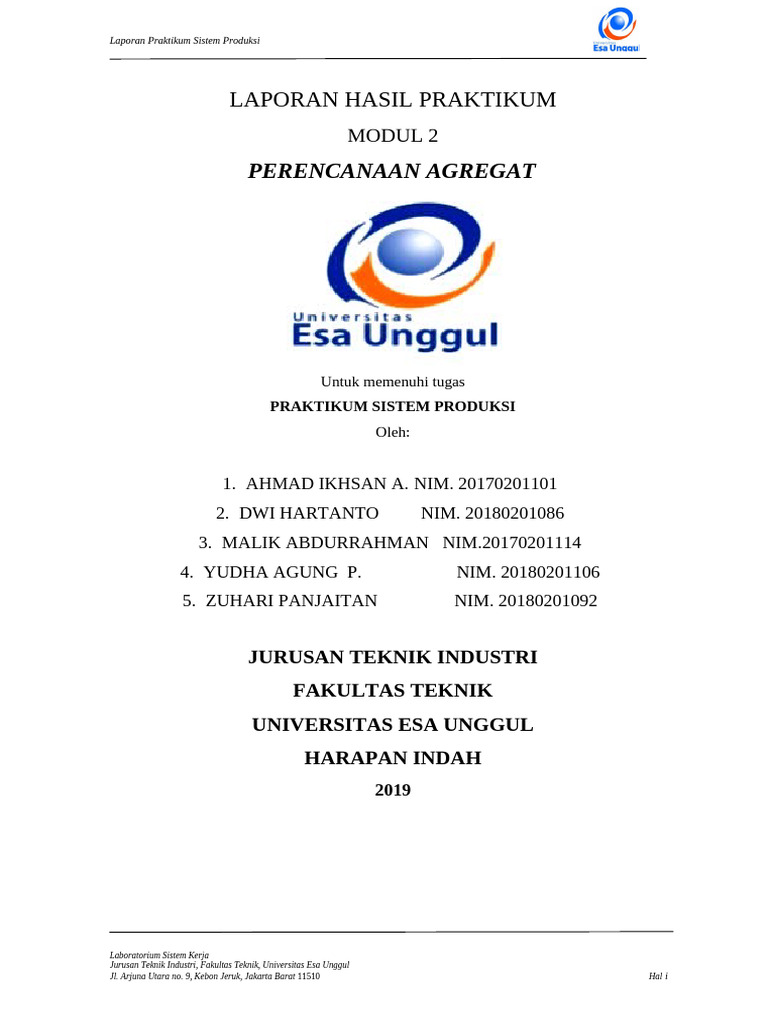 Laporan Prak. Sisprod Modul 2 | PDF