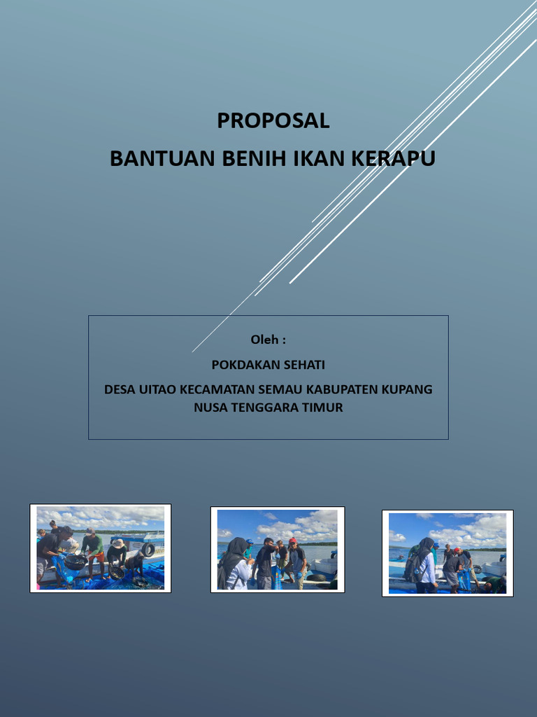 Proposal Bantuan Benih-POKDKAAN Sehati | PDF