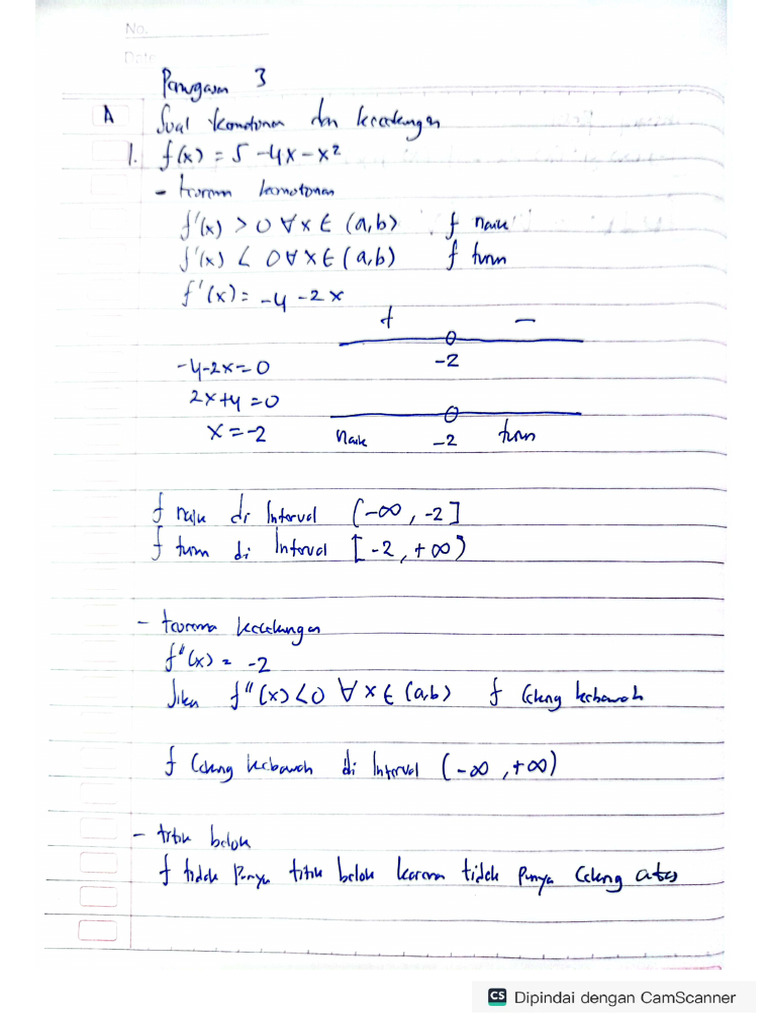Tugas Kalkulus 3 | PDF