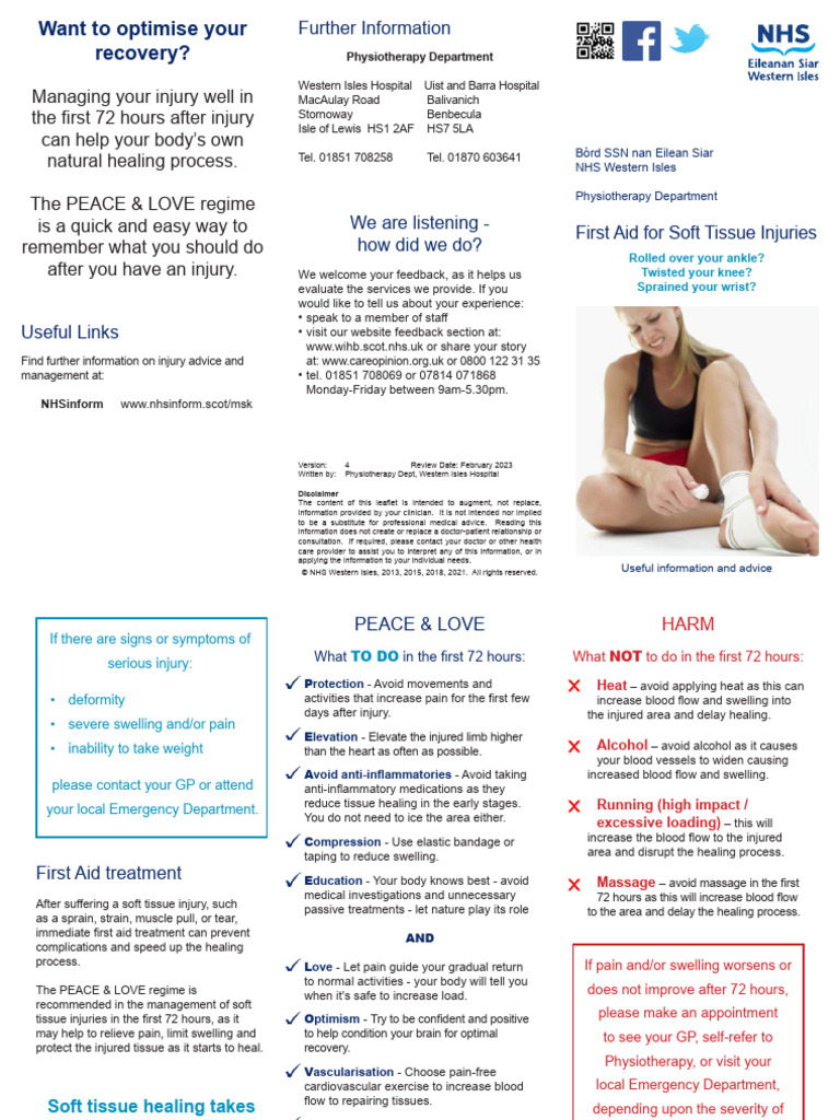 First Aid for Soft Tissue Injuries | PDF | Clinical Medicine | Medical ...