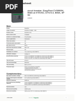 Product Data Sheet: Easypact CVS - CVS630F ETS 2.3 Circuit Breaker ...