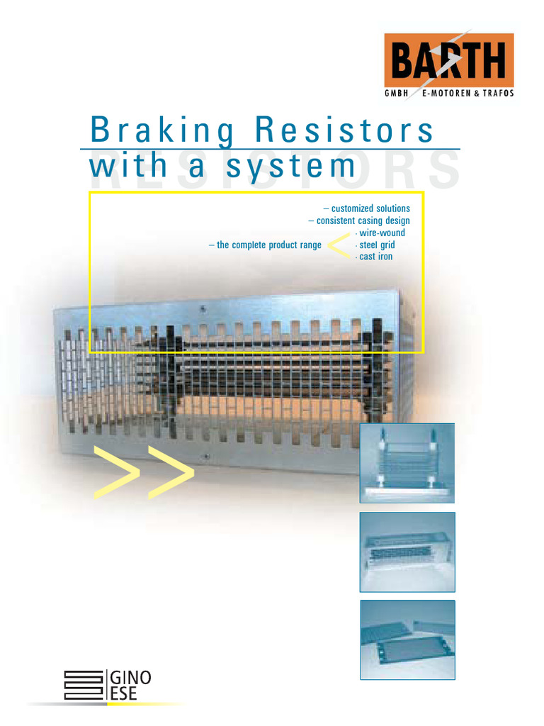 Braking Resistors: Types and Specs | PDF