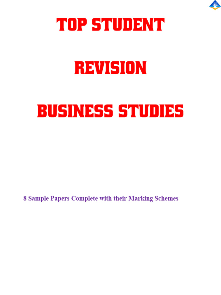 Business Studies Paper 1 2 | PDF | Cost Of Living | Stocks