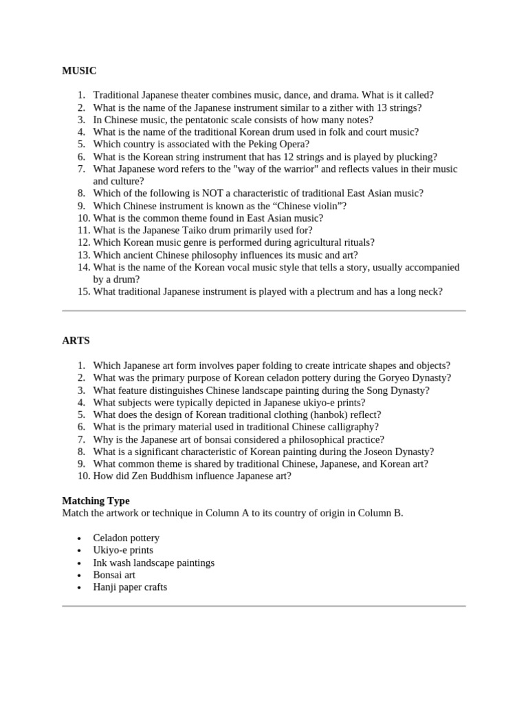 Mape 8 Reviewer | PDF | Korea