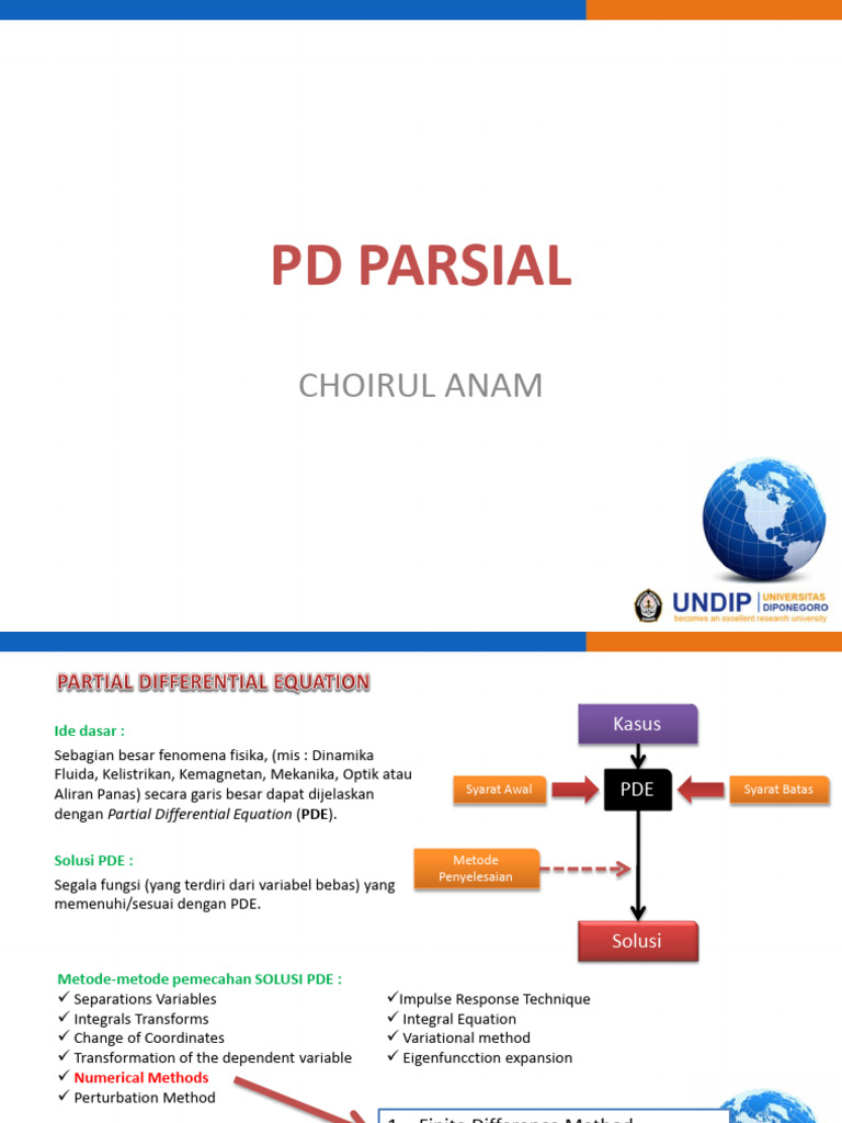 PD Parsial | PDF | Partial Differential Equation | Applied Mathematics