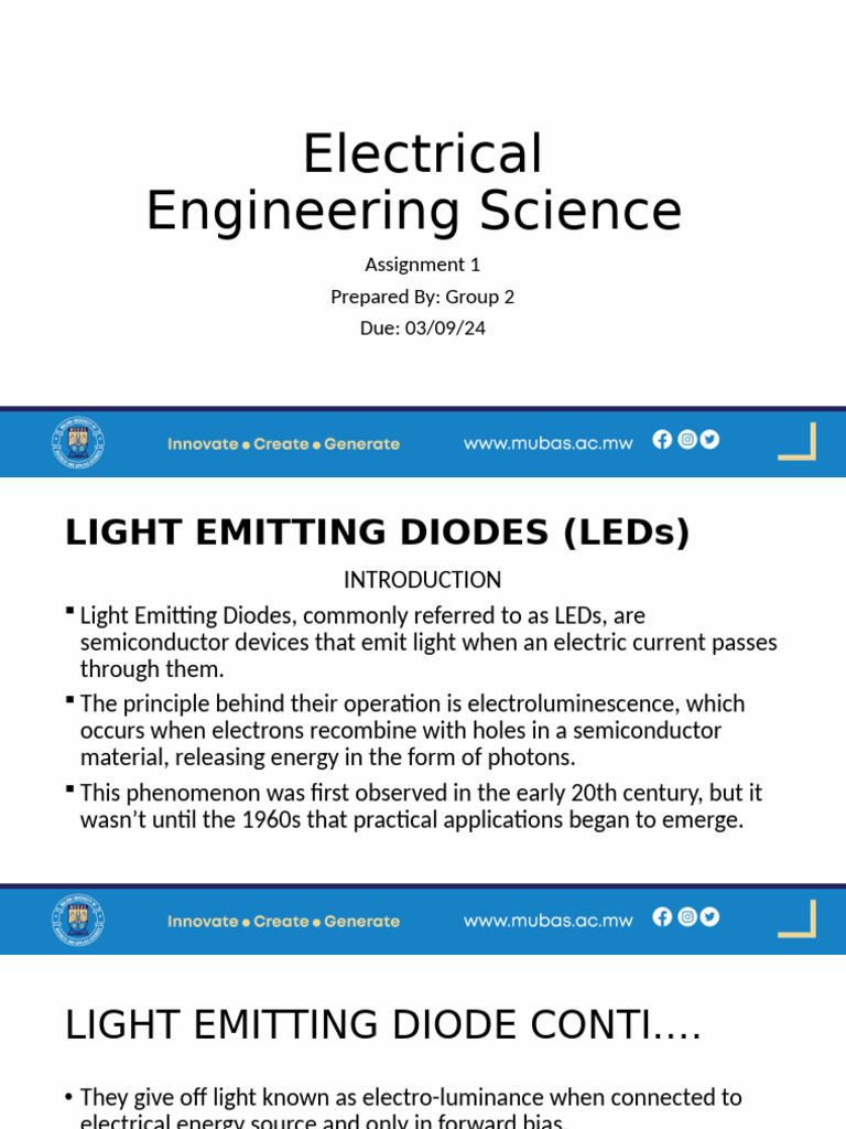 Understanding Light Emitting Diodes (LEDs) | PDF | Light Emitting Diode | Diode