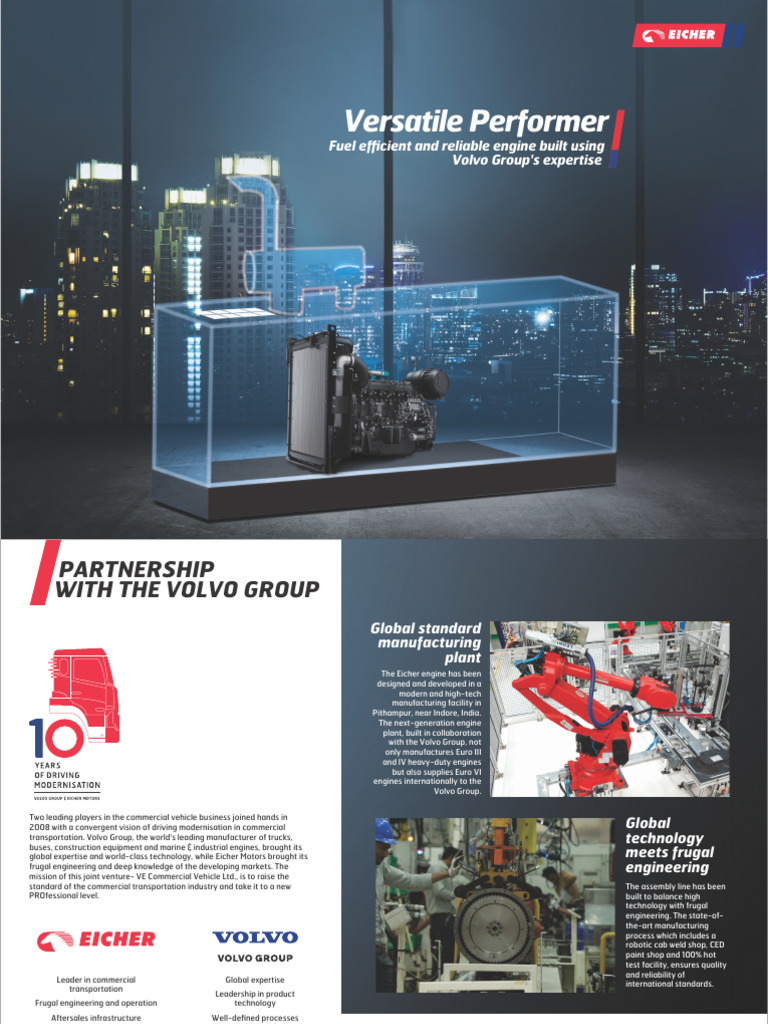 Eicher Genset Engines: Specs & Features | PDF | Engines | Diesel Engine