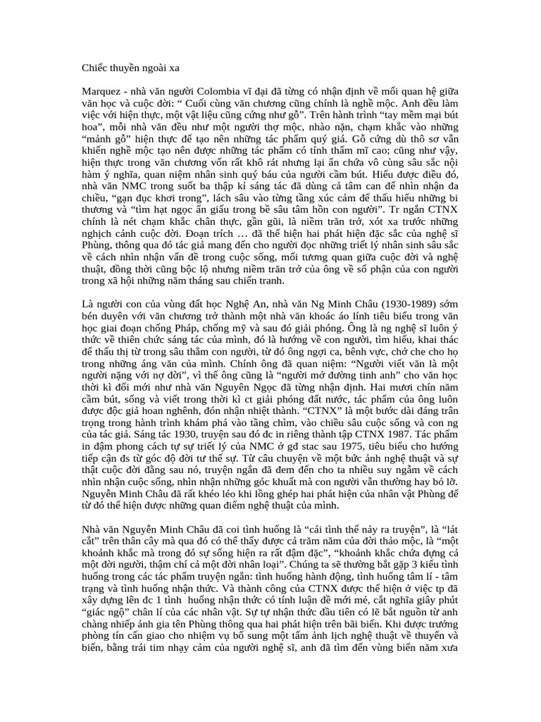 Chiếc thuyền ngoài xa | PDF