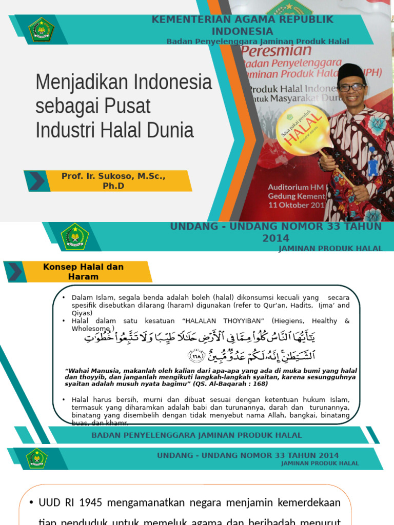 Indonesia sebagai Pusat Industri Halal | PDF