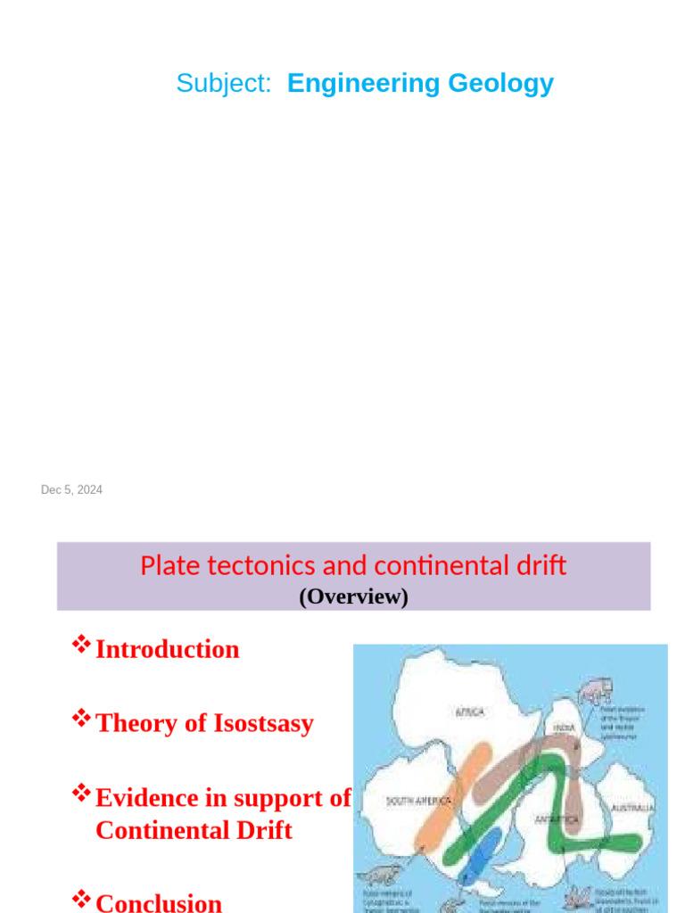 Understanding Plate Tectonics and Drift | PDF | Plate Tectonics | Earth ...
