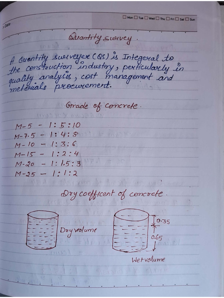Quantity Survey | PDF