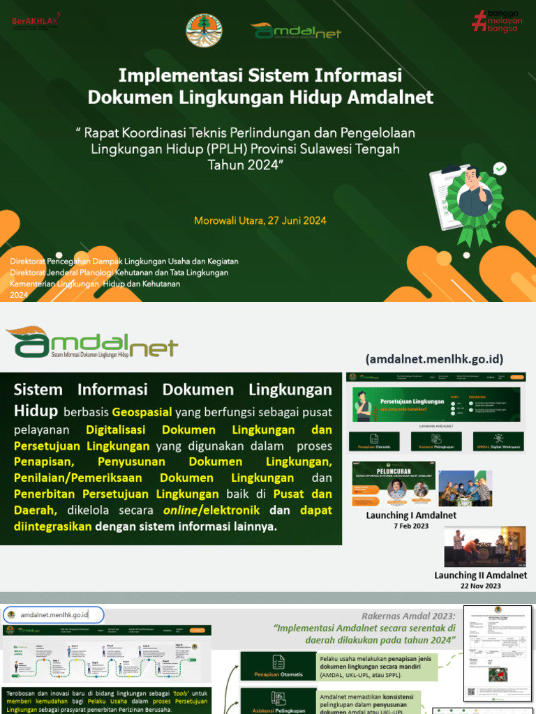 Amdalnet: Sistem Informasi Lingkungan Terpadu | PDF