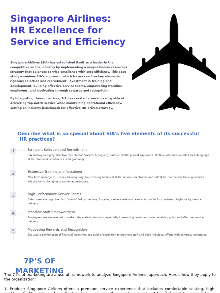 Service Marketing | PDF | Employment | Airlines