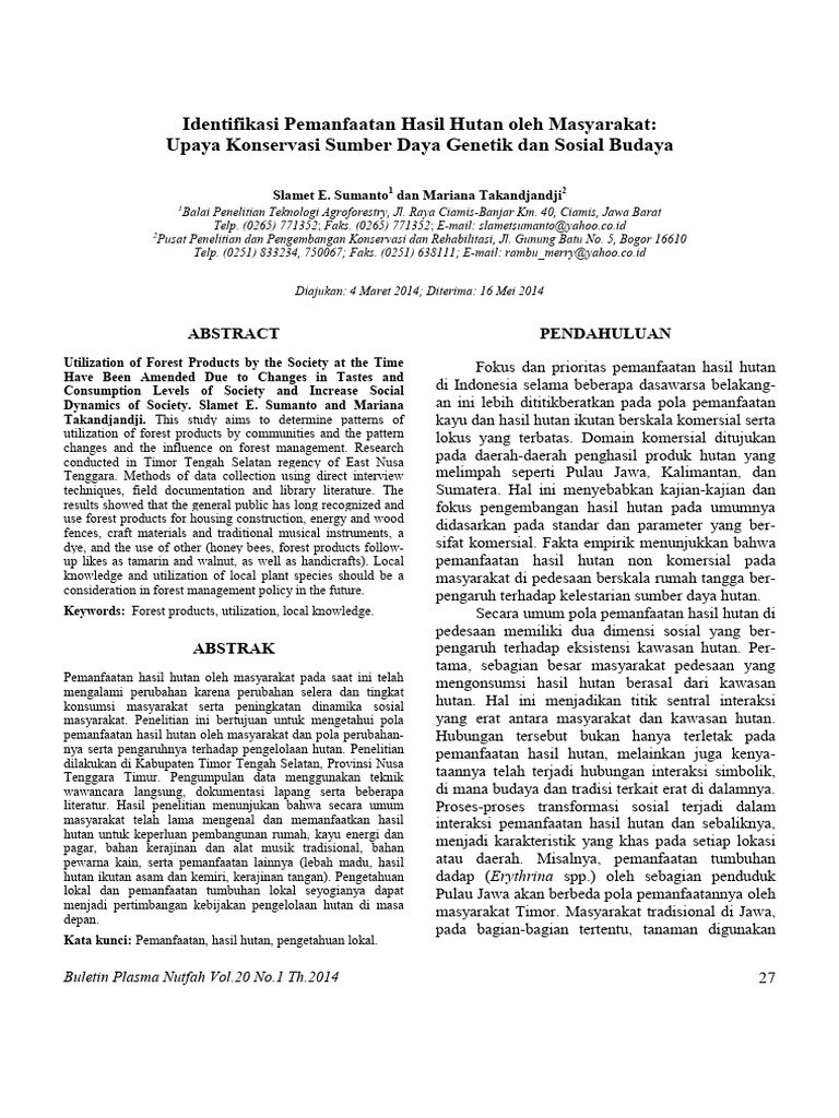 69255-ID-identifikasi-pemanfaatan-hasil-hutan-ole | PDF