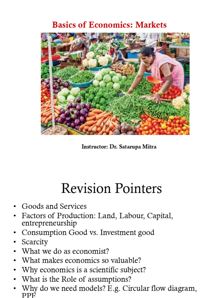 Lecture Slides - Market3 | PDF | Demand | Supply (Economics)