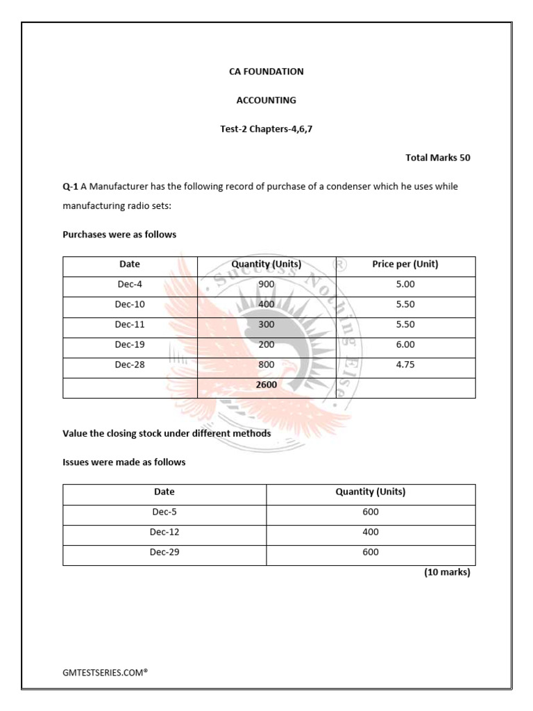 CAF Accounting Test 2 | PDF | Insurance | Banks