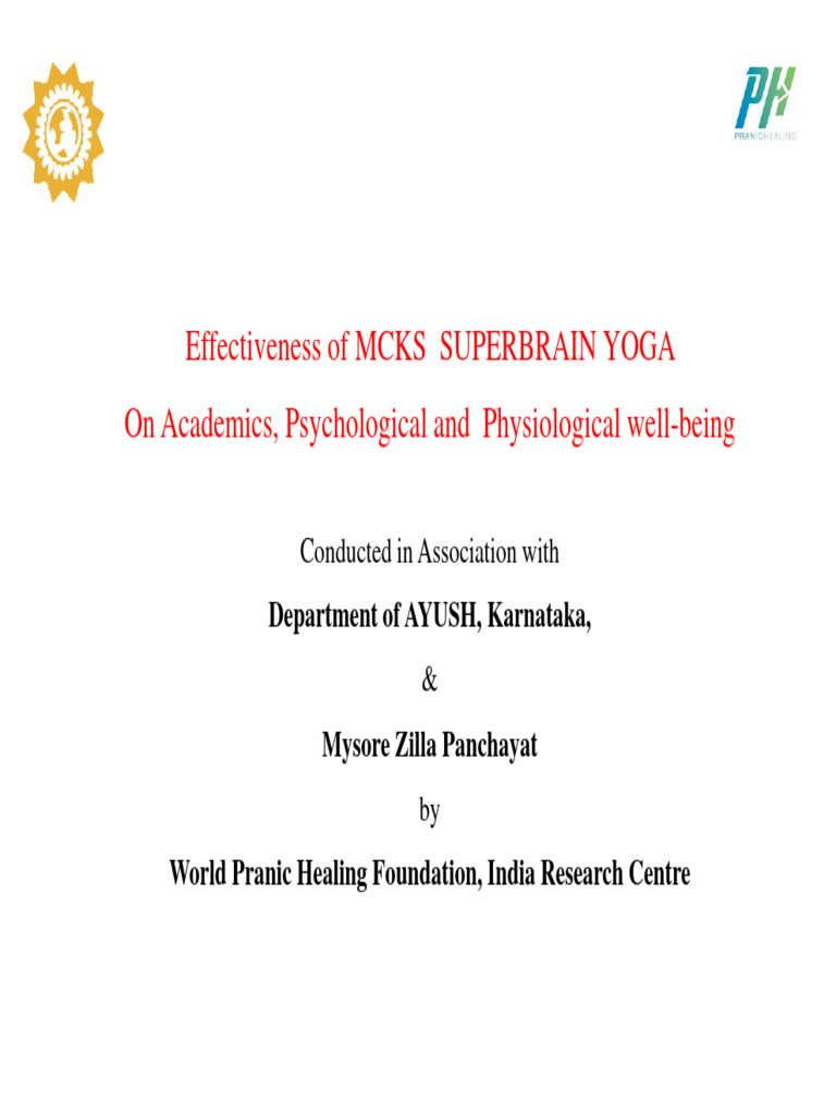 MCKS Superbrain Yoga Research Snapshot | PDF | Memory | Neuroscience