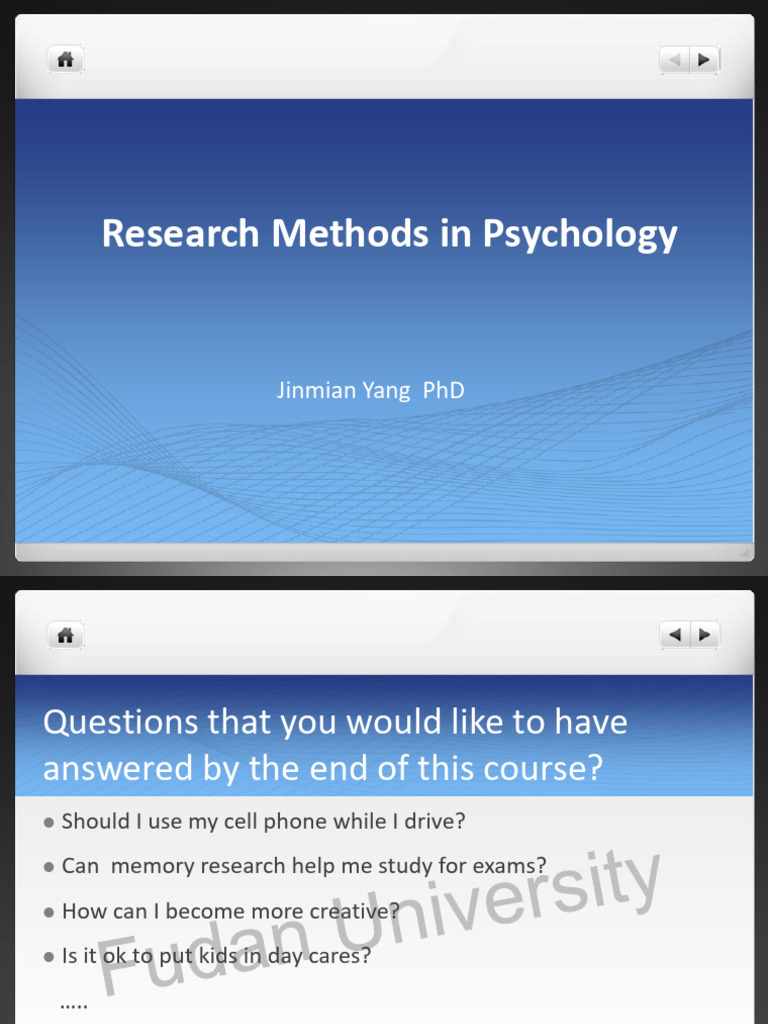 C2 Research Methods in Psy | PDF | Experiment | Causality