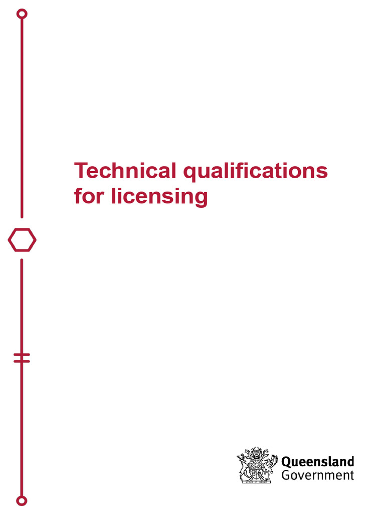 Technical Qualifications For Licensing - 121222 | PDF | License | Carpentry