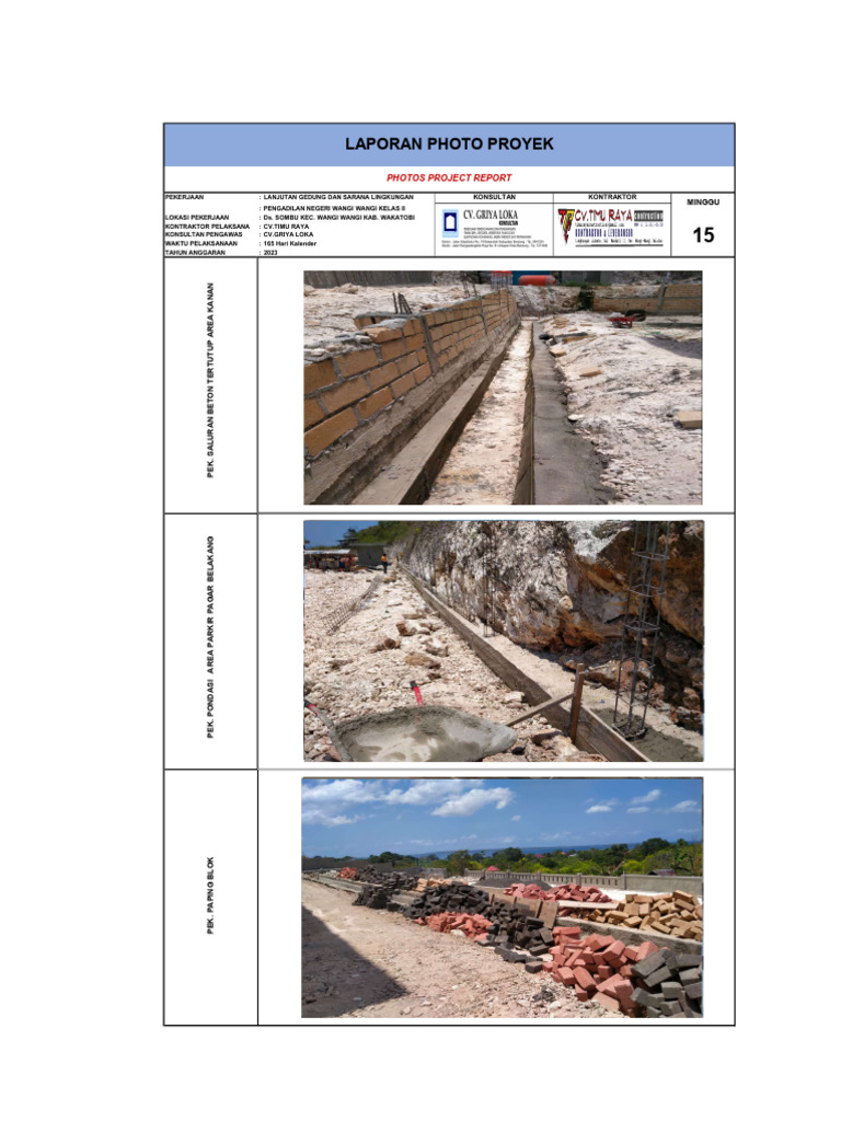 Laporan Visual M15 PN Wangi Wangi | PDF