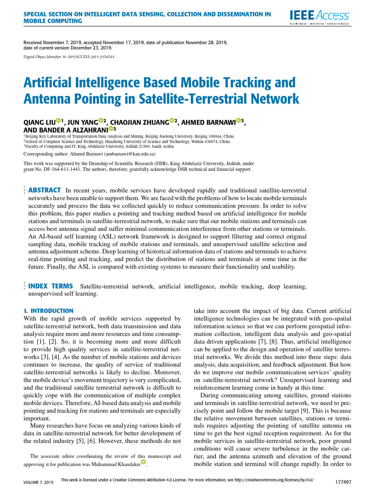Artificial Intelligence Based Mobile Tracking and Antenna 2dnui8tttu ...