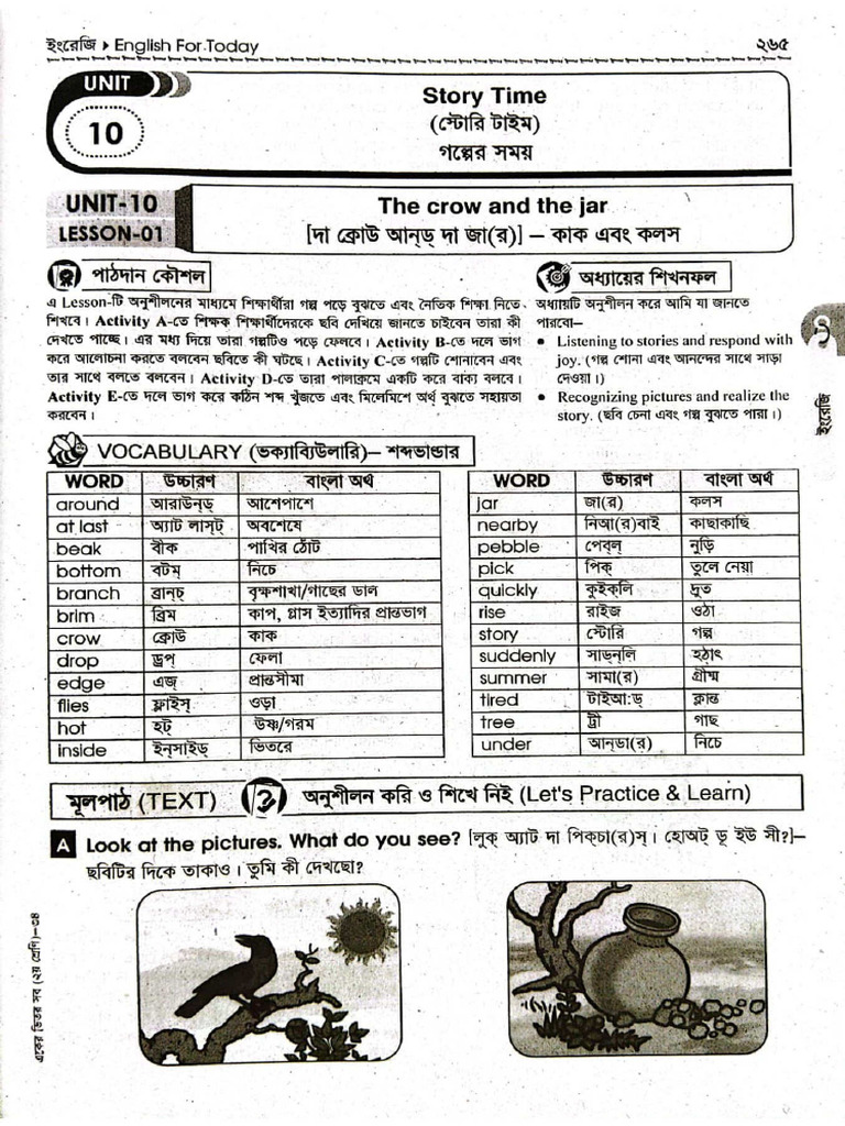 Unit - Class 2 English | PDF