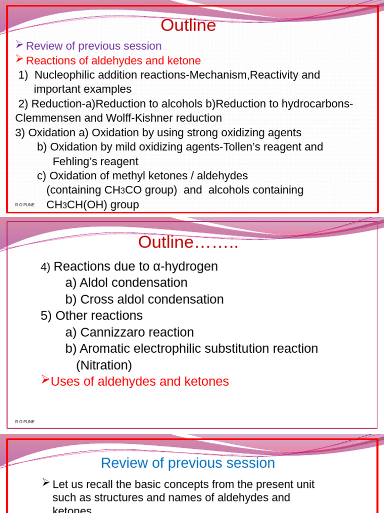 Aldehydes Ketones and Acids Part 2 | PDF | Aldehyde | Ketone