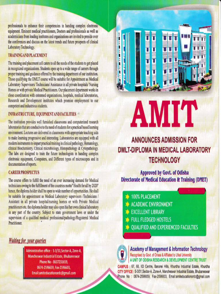 Dmlt Pdf Medical Laboratory Pathology